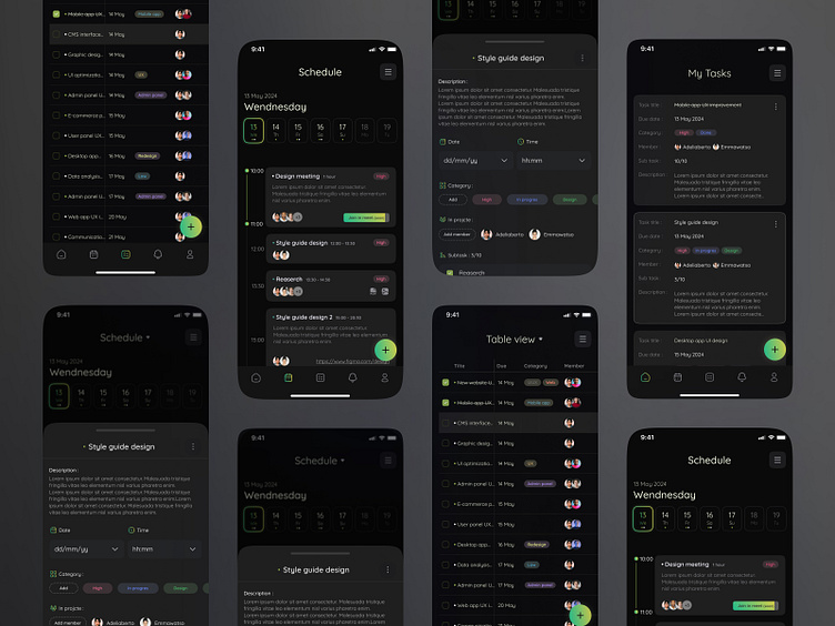 Task Manager Mobile IOS App by Fatemeh Seraj for Fluxio Design on Dribbble