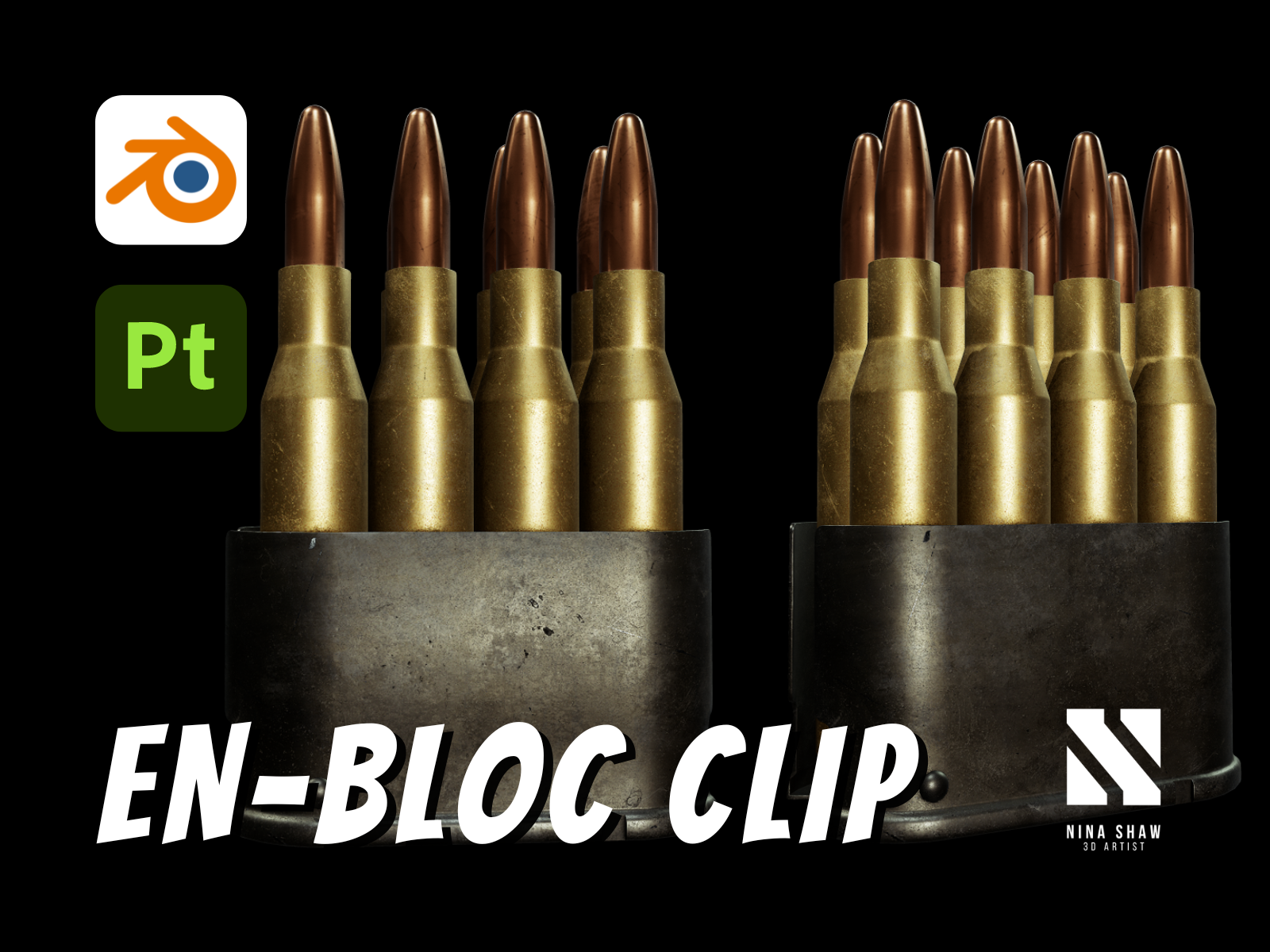 En-bloc Clip Ammo by ninashaw on Dribbble