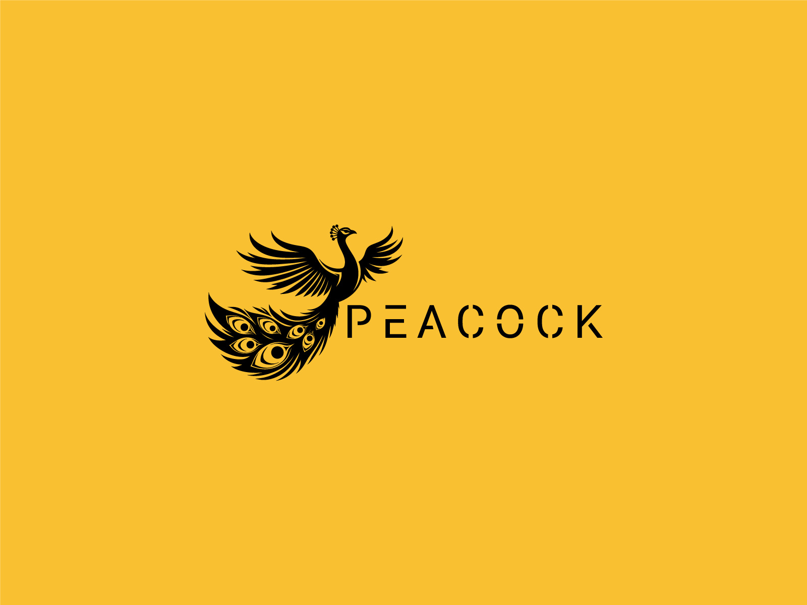 Peacock Logo by Hussnain Graphics on Dribbble