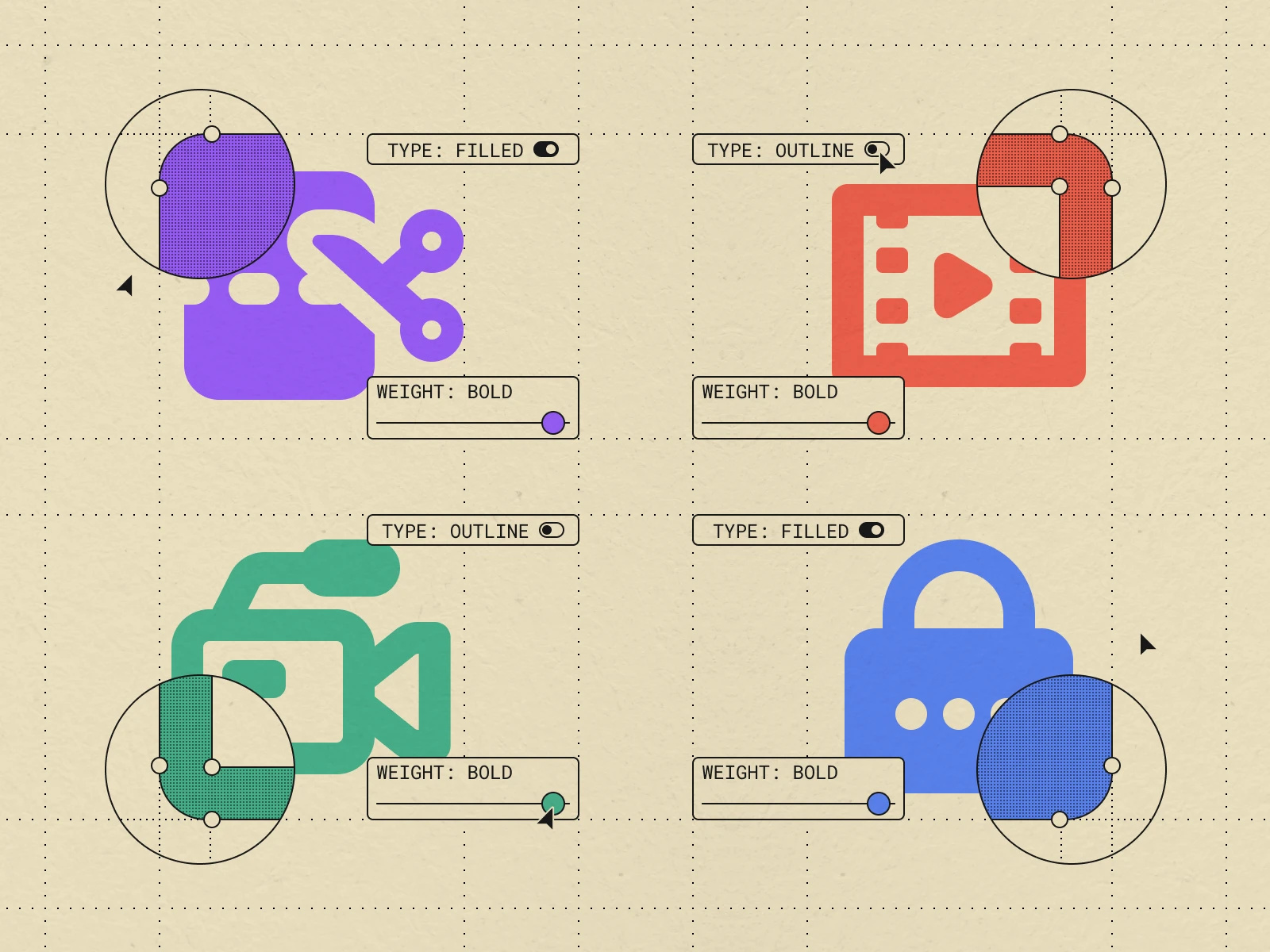 Fully customizable icons by Icons8 on Dribbble