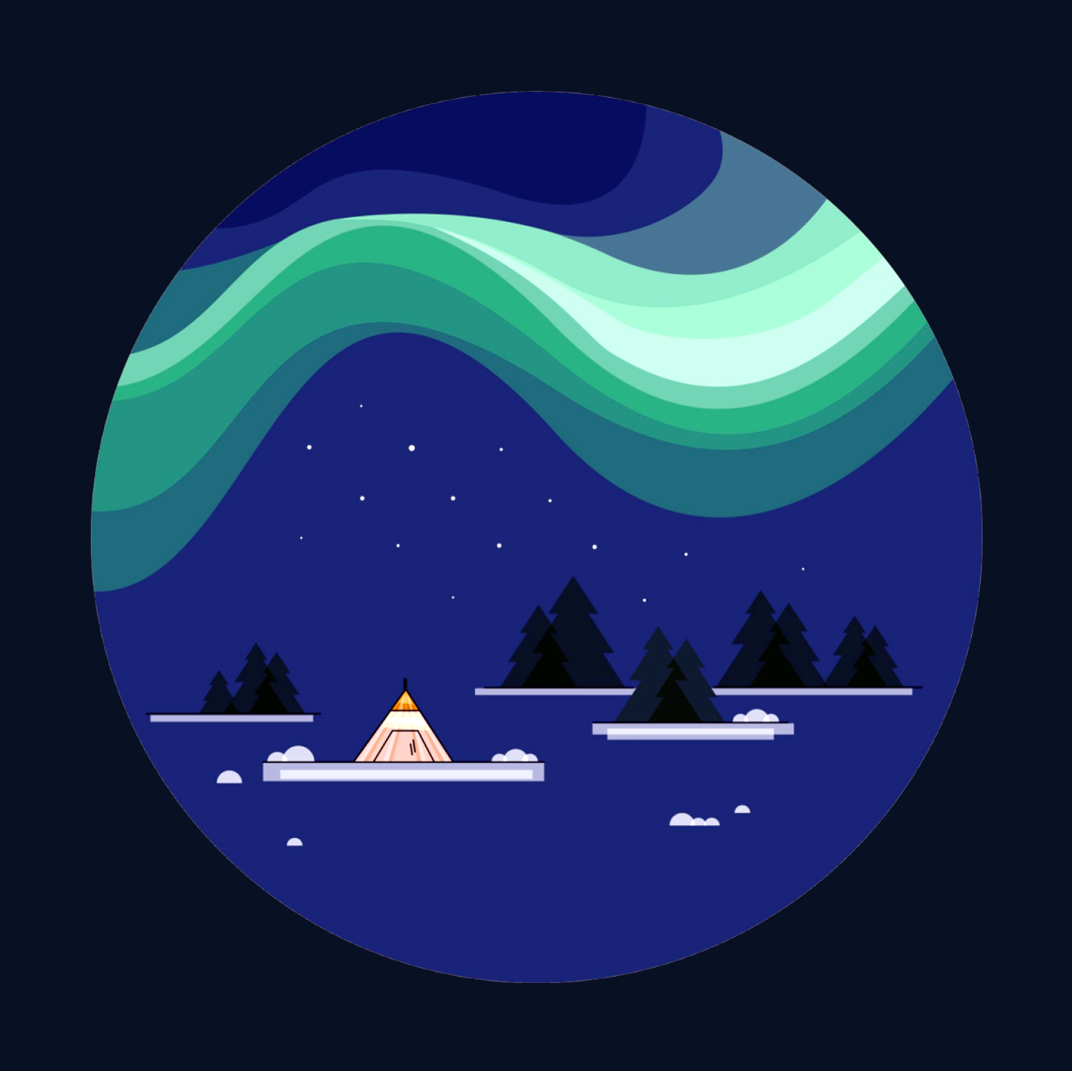 Aurora by Edna on Dribbble