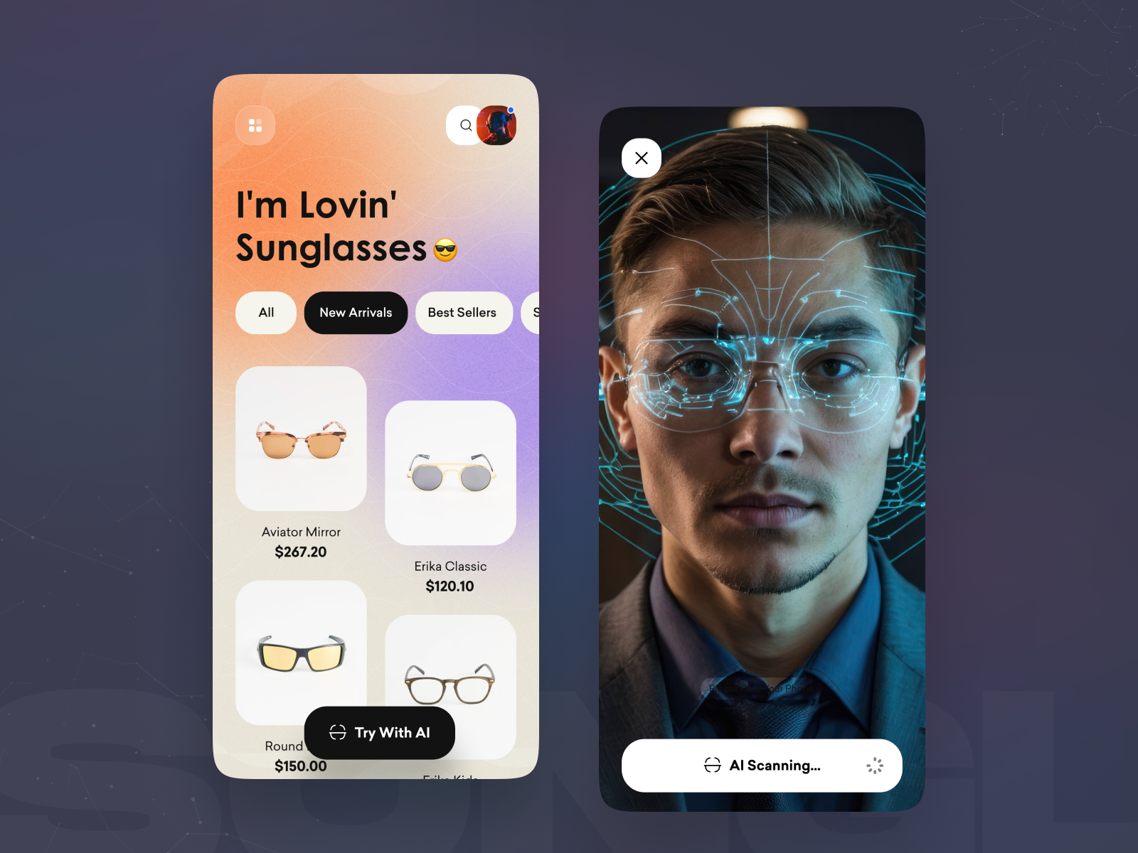 e-commerce AI Mobile App by Imran Molla for Orizon: UI/UX Design Agency ...