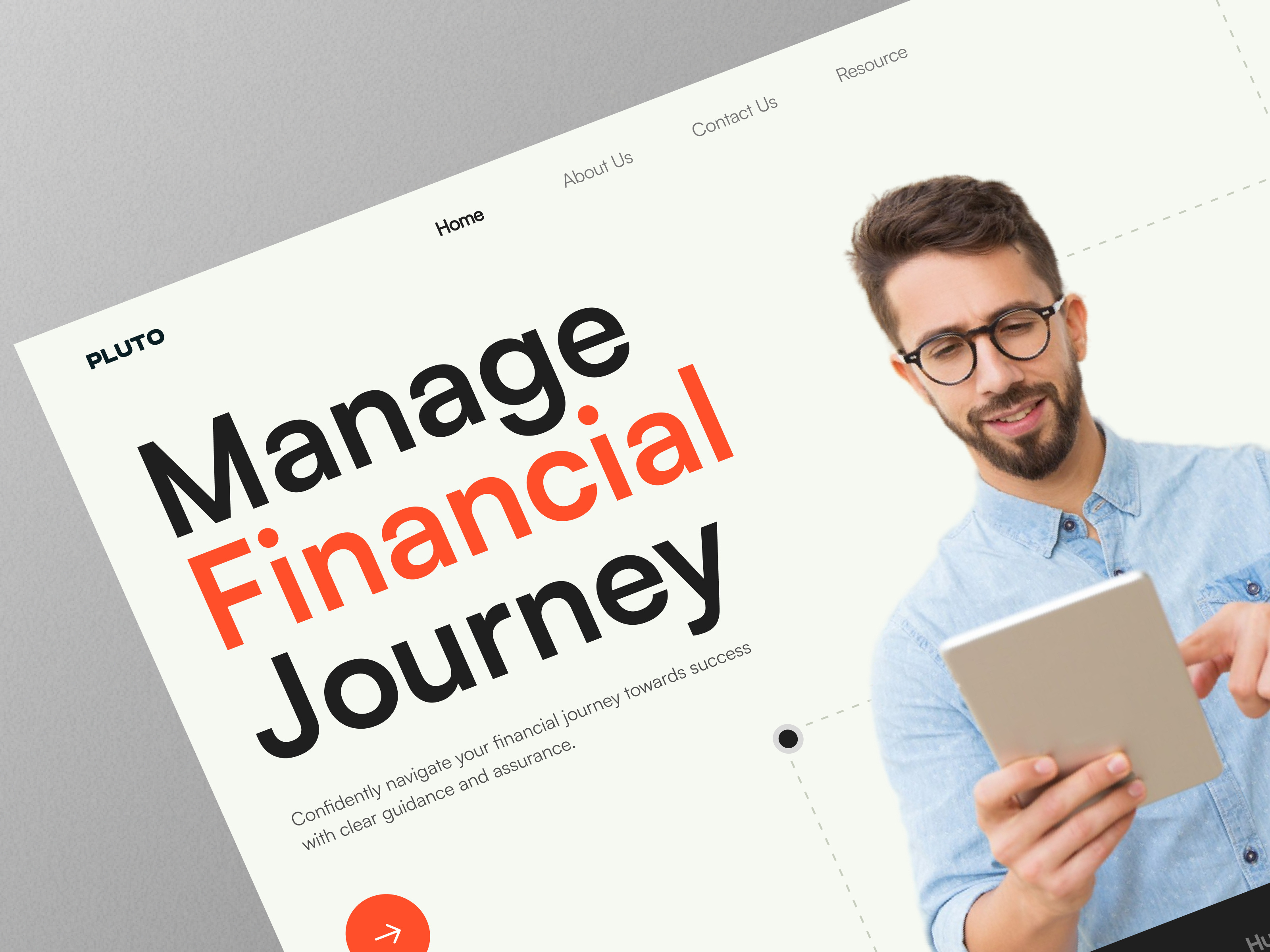 PLUTO - Finance Landing Page | Fintech Website by Foysal on Dribbble