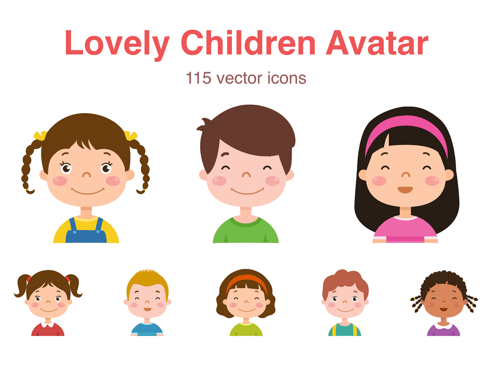 Lovely Children Avatar by Cindy on Dribbble