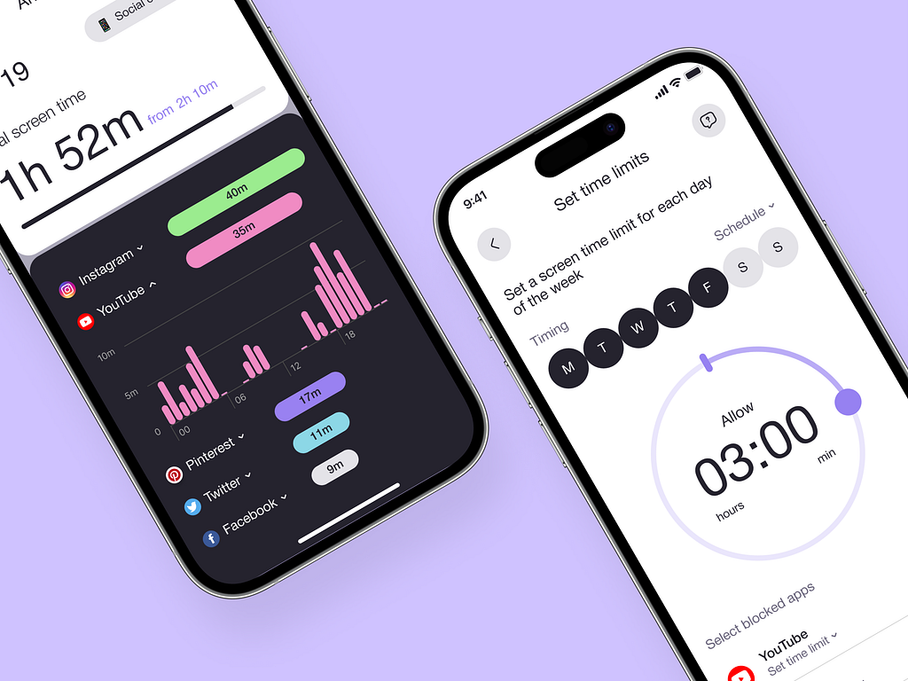 Screen Time Blocker Mobile App by Shafim Ahmed on Dribbble