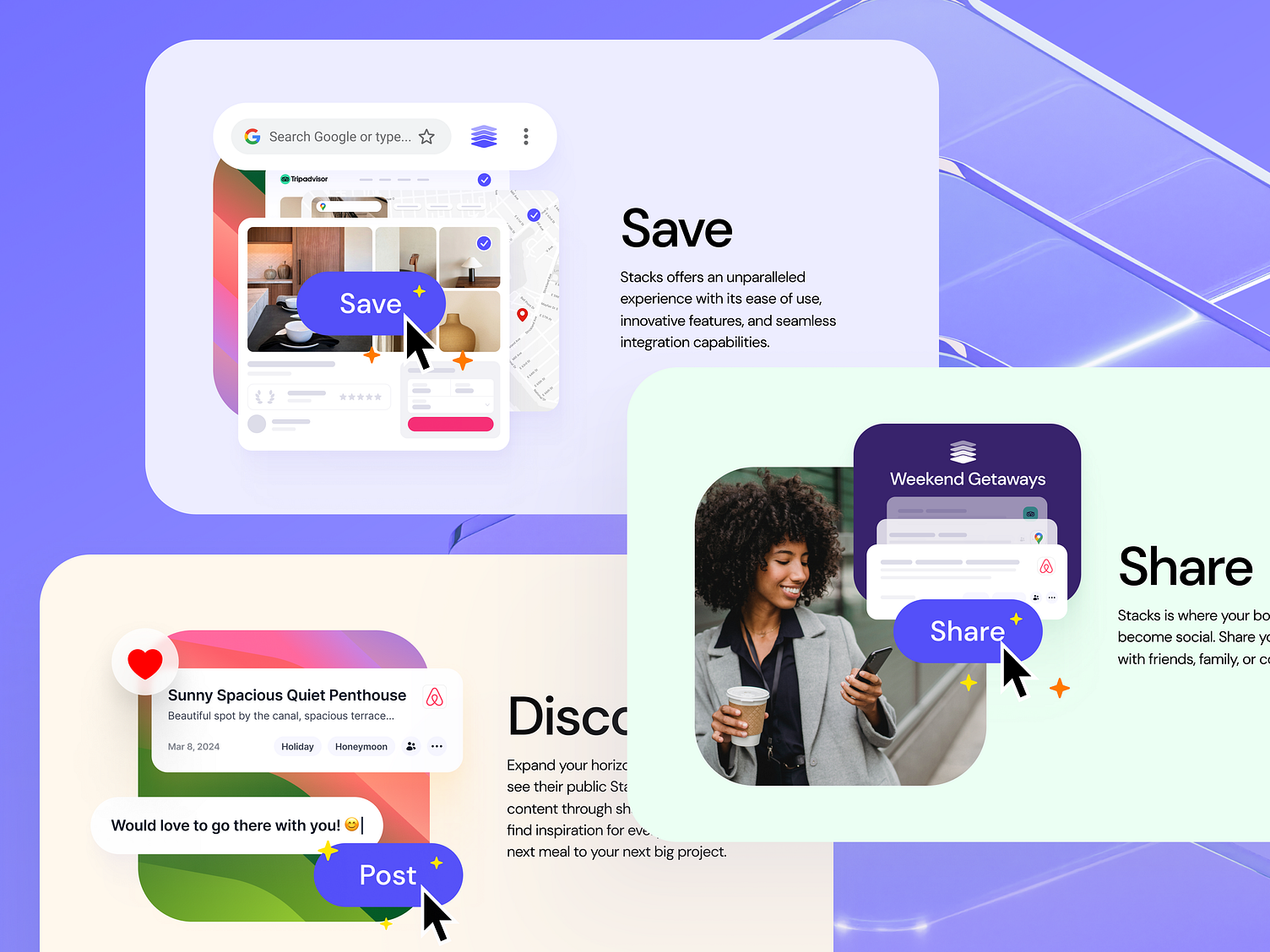 Stacks — UI by Valerie Kucher for woop on Dribbble