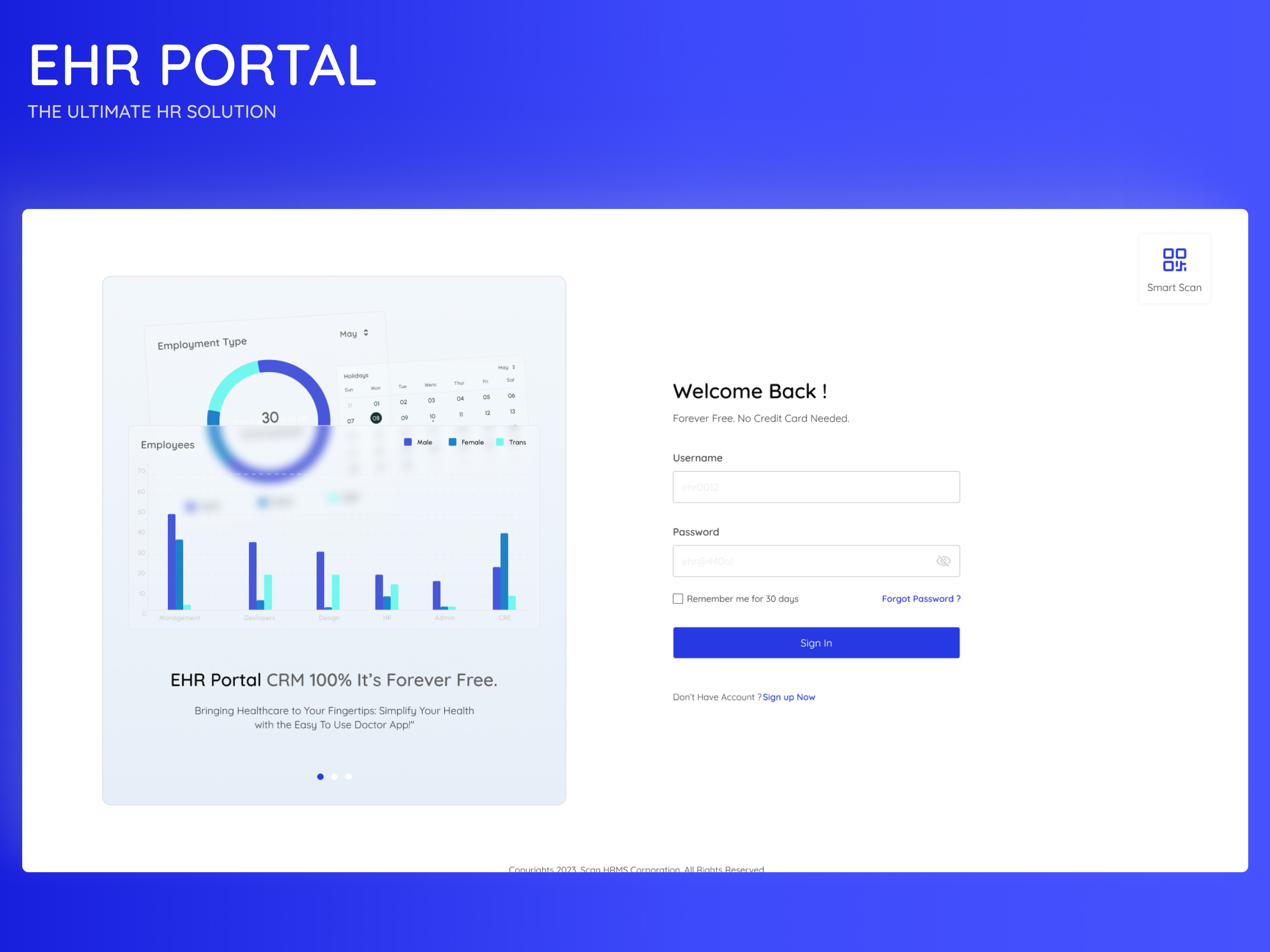 HRMS Dashboard - Human Resource Management System by SriHarishDesigns ...