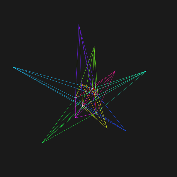 Line Star | Creative Coding | p5.js by slacle on Dribbble Line Star | Creative Coding | p5.js by slacle on Dribbble