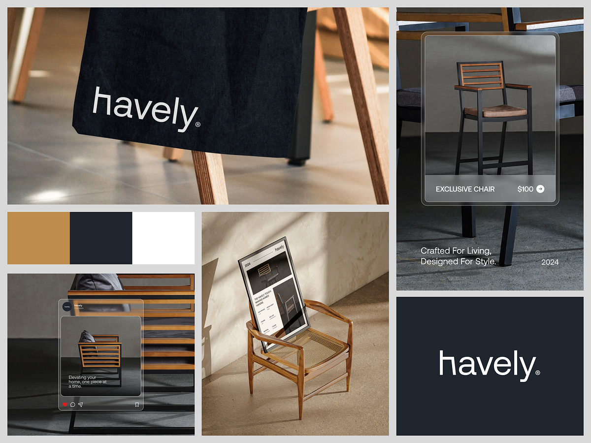 Havely - Visual Identity by Fata Hibban for Hatypo Studio on Dribbble