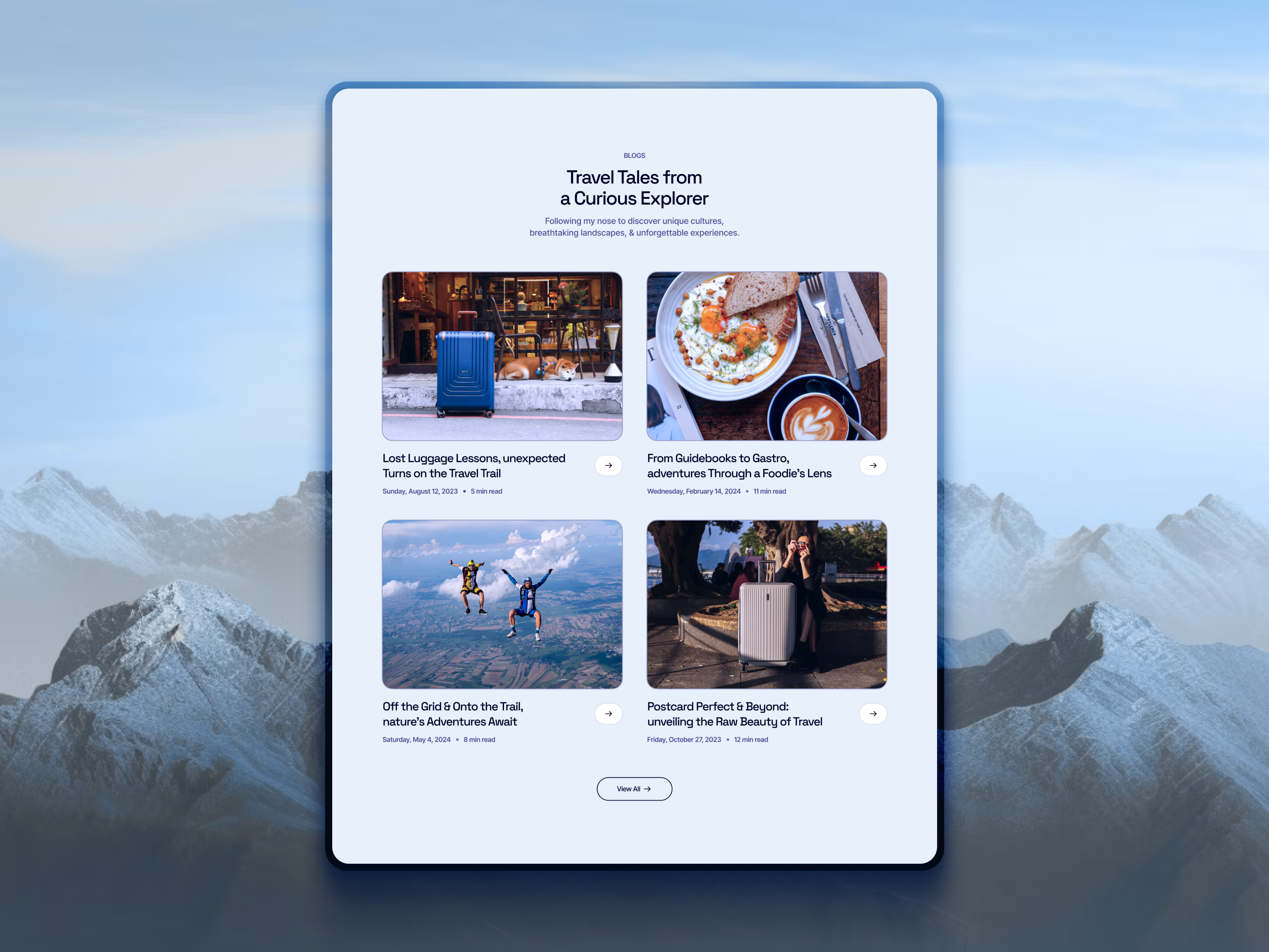 Browse thousands of Blog Section images for design inspiration | Dribbble