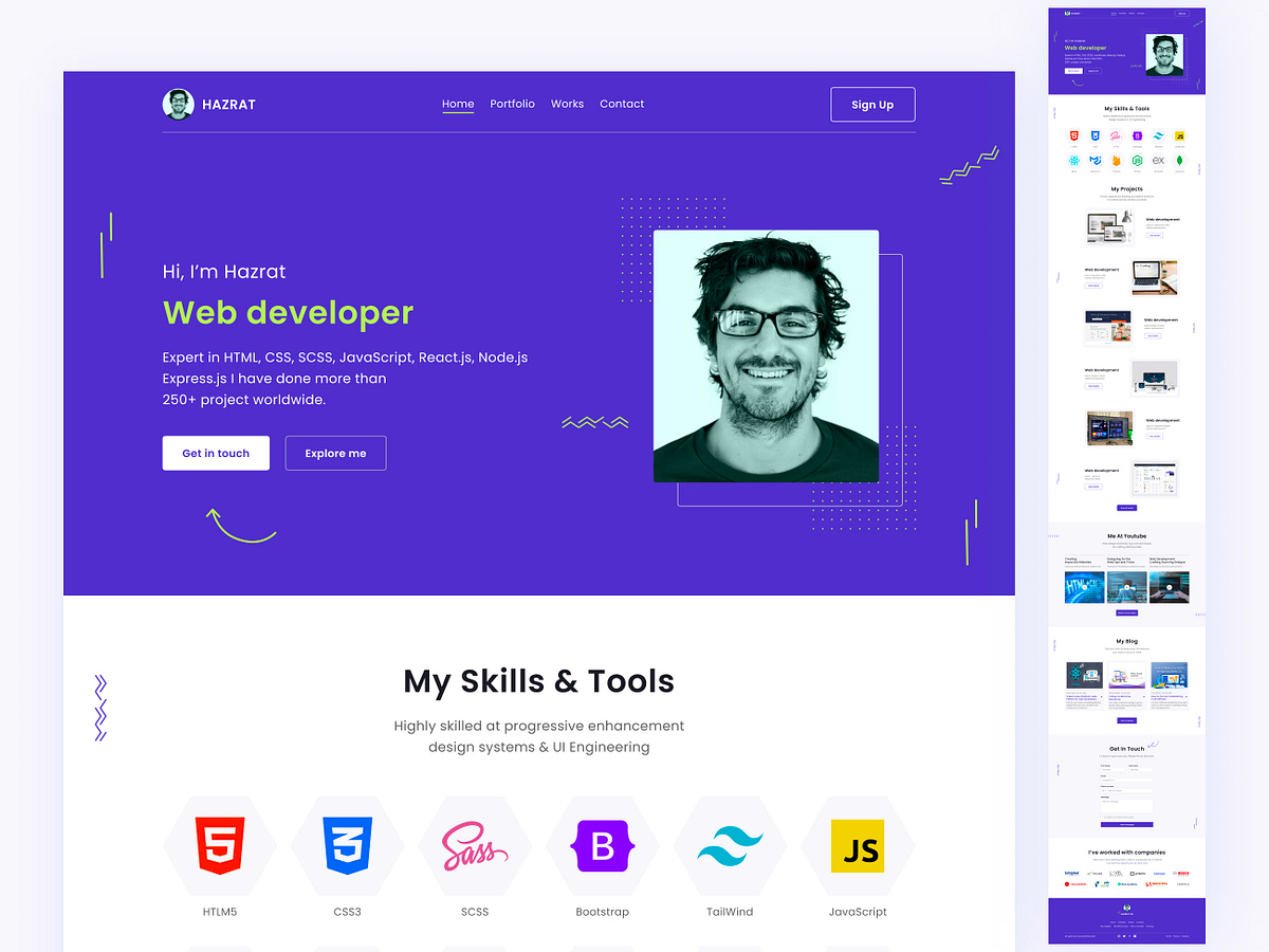 Designer Portfolio designs, themes, templates and downloadable graphic ...
