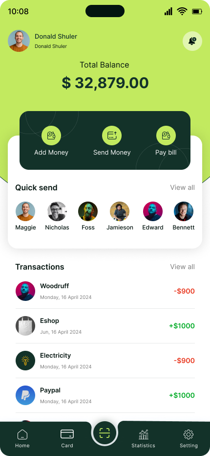 Finance Mobile App UI/UX Design by Heya Islam on Dribbble