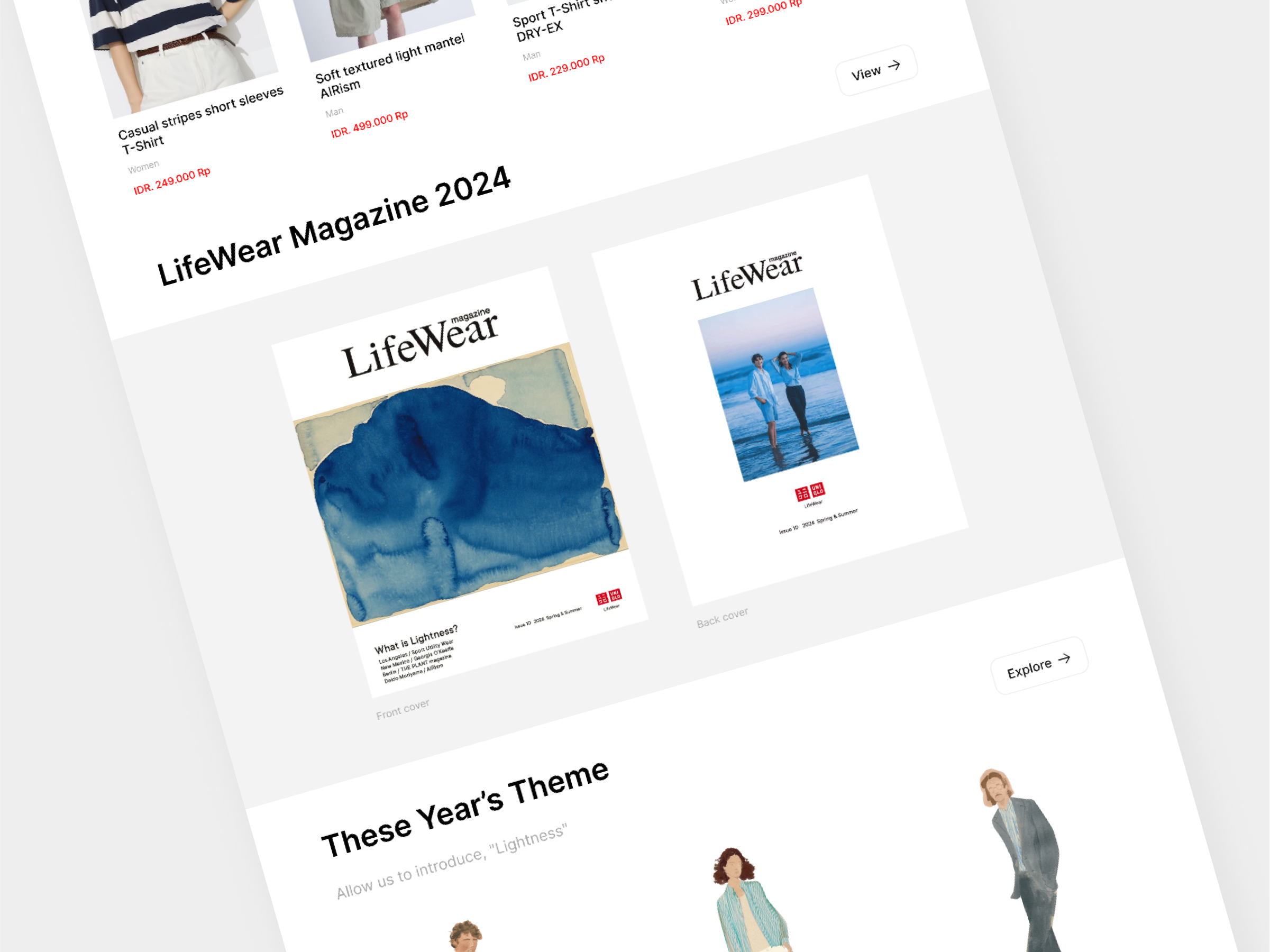 Uniqlo Web Redesign by Raihan Akbar on Dribbble