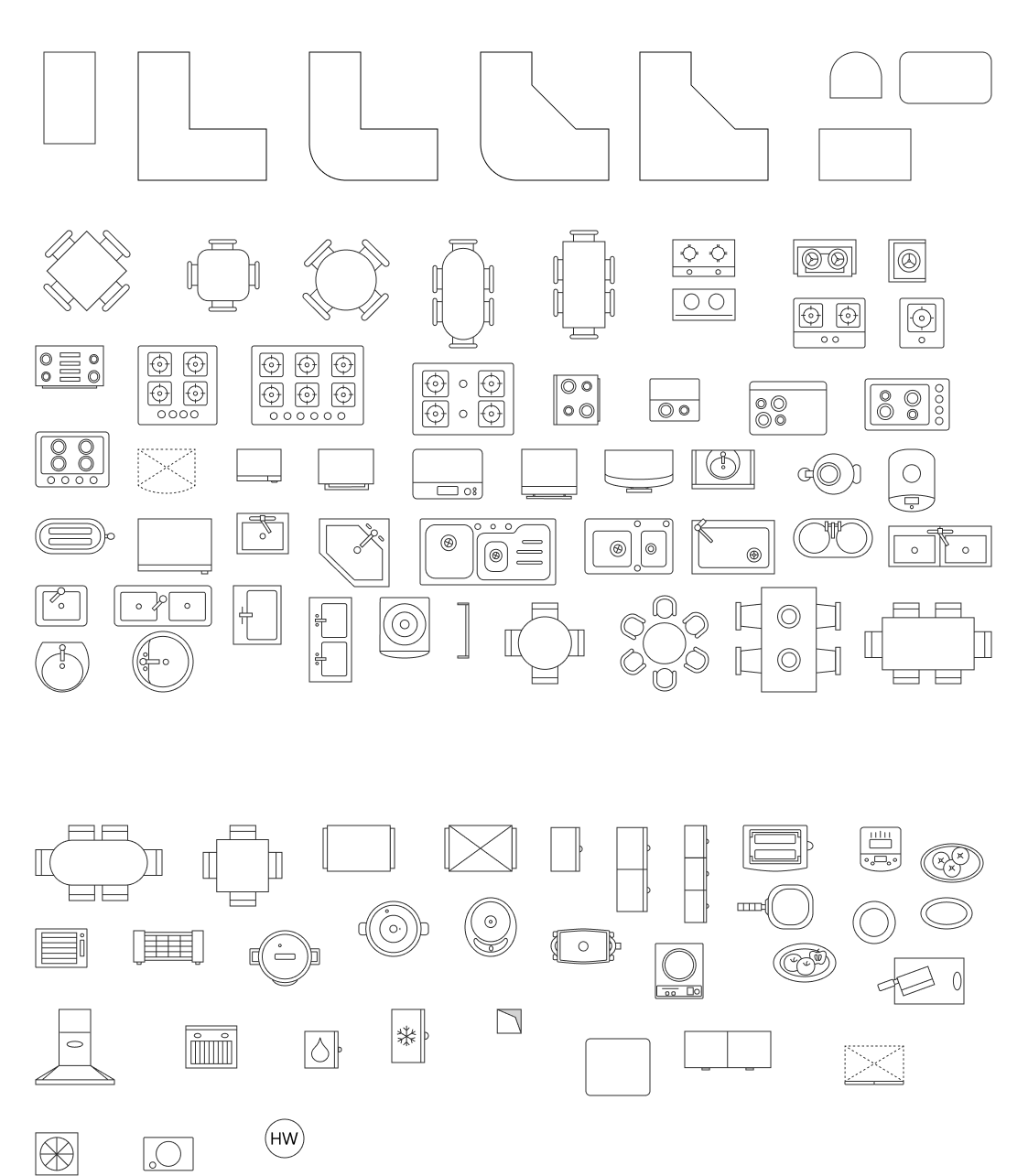 🪑 Floor Plan Symbols Icons by econev by Jack Conev on Dribbble