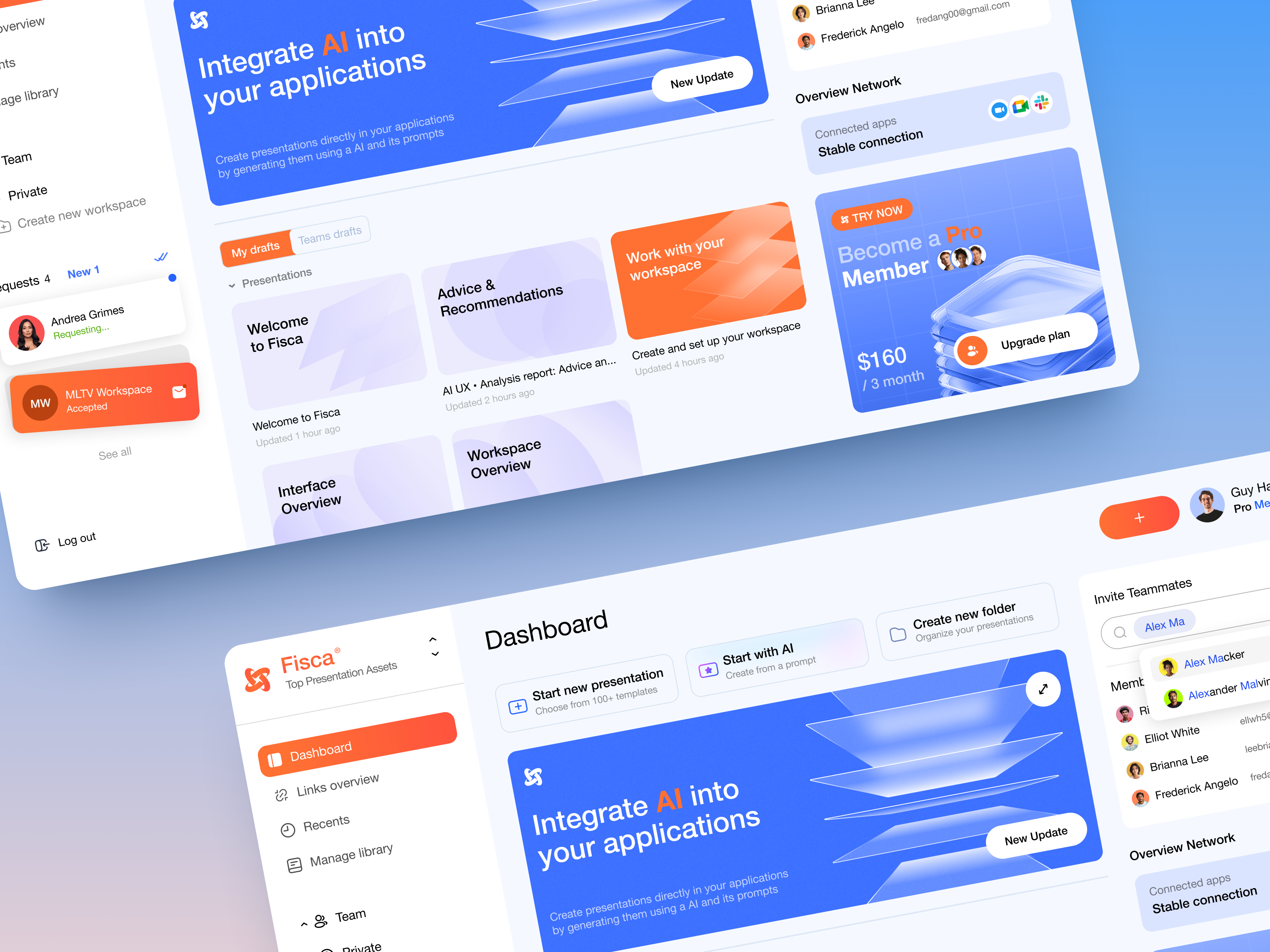 Fisca - AI Dashboard by Arounda UI/UX for Arounda on Dribbble