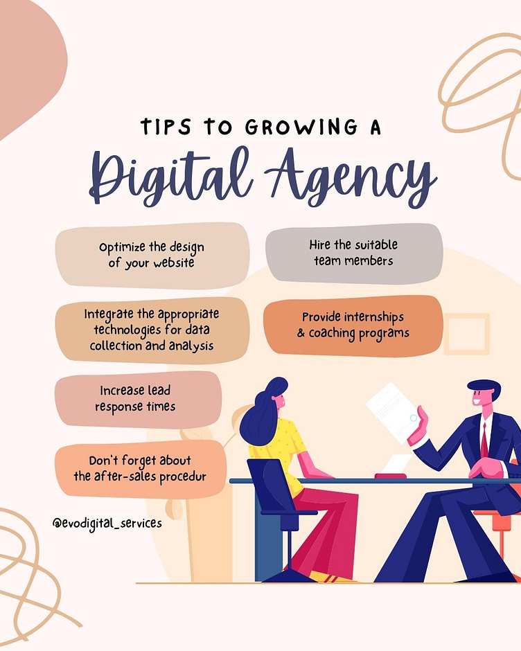 Best Tips to Grow a Digital Agency| EvoDigital Services by online ...