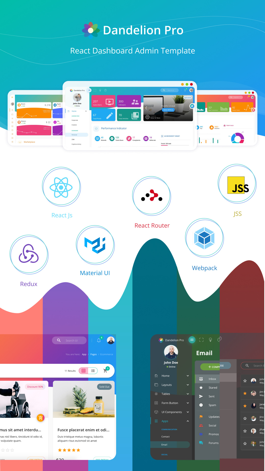 Dandelion Pro Admin Dashboard Panel by Ilham Meidi Brata on Dribbble