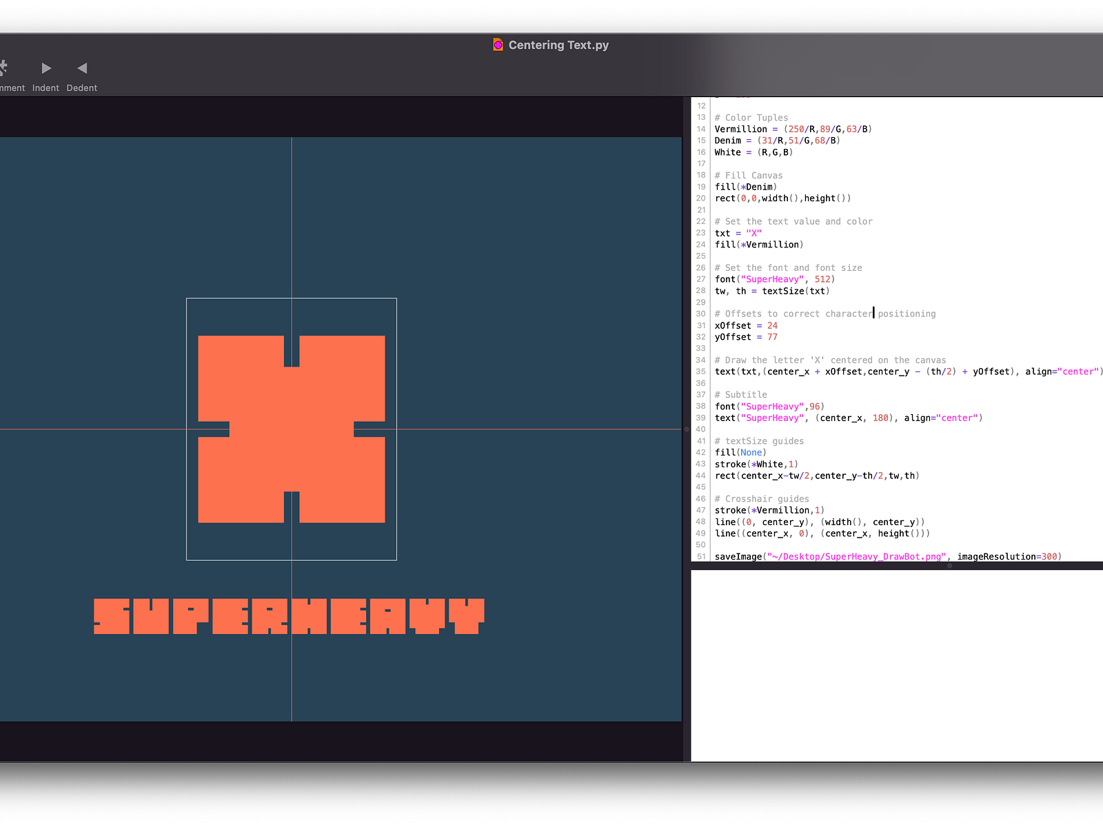 Centering Text in DrawBot by Tom DeForest on Dribbble Centering Text in DrawBot by Tom DeForest on Dribbble