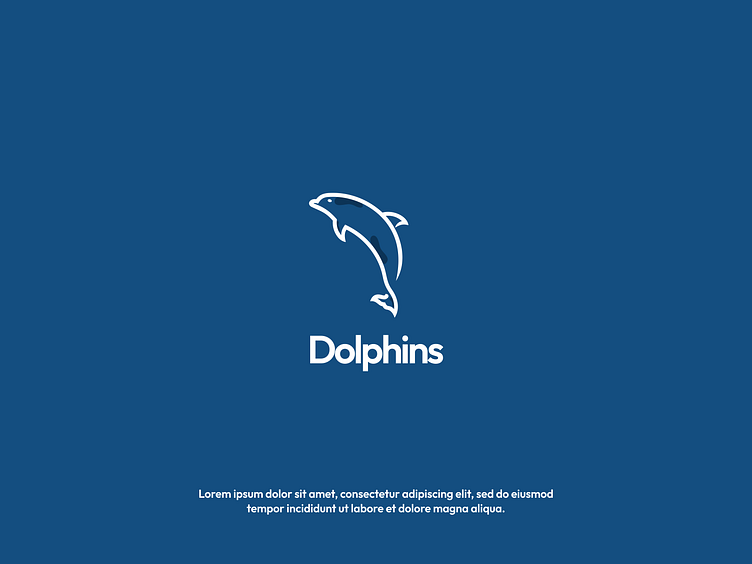 Dolphins Logo Line by MAXSTRIM_GRAPICH on Dribbble