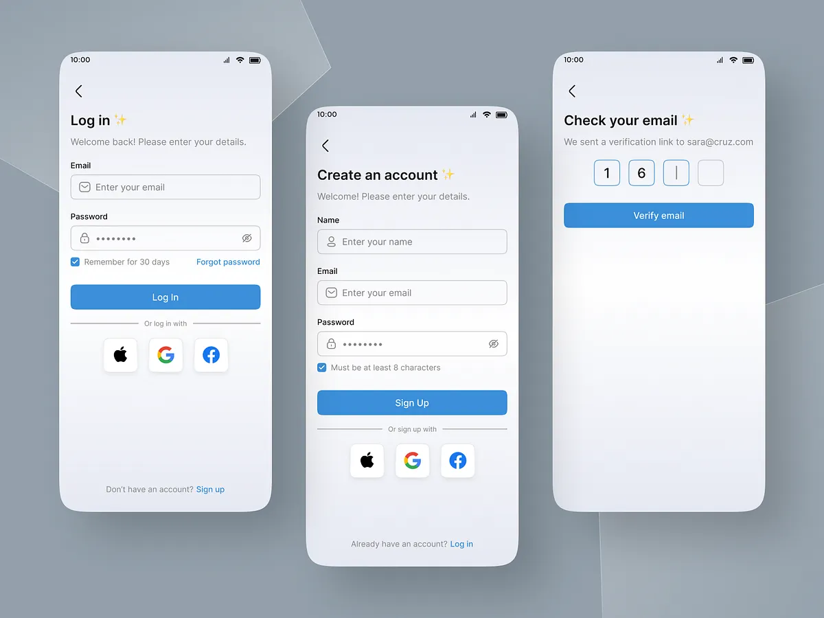 Mobile Signup designs, themes, templates and downloadable graphic ...