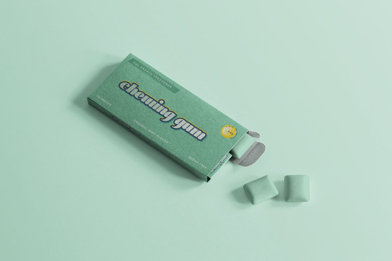 Chewing Gum Mockup by Graphic Pear on Dribbble