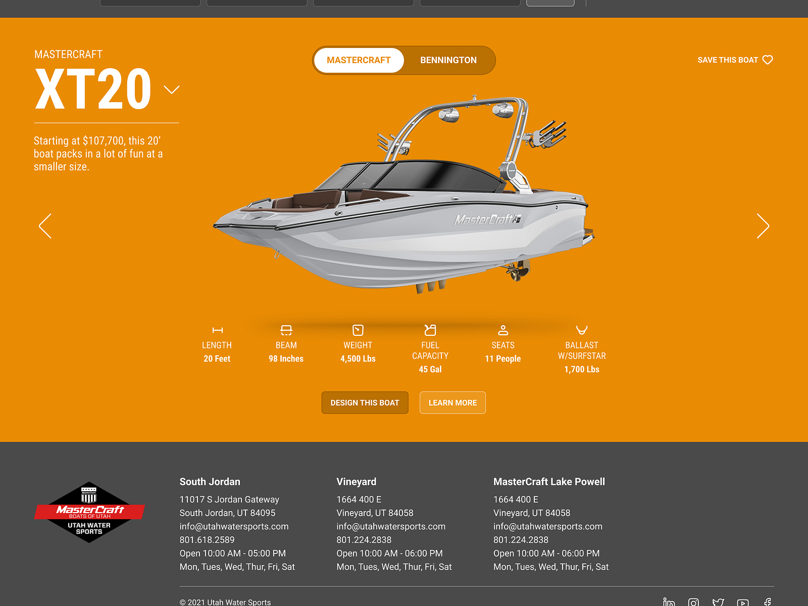 Boating Website by Kyle Follett on Dribbble