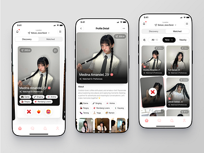 Sweprek Dating App - Home by BimGraph🐊 for Kretya Studio on Dribbble