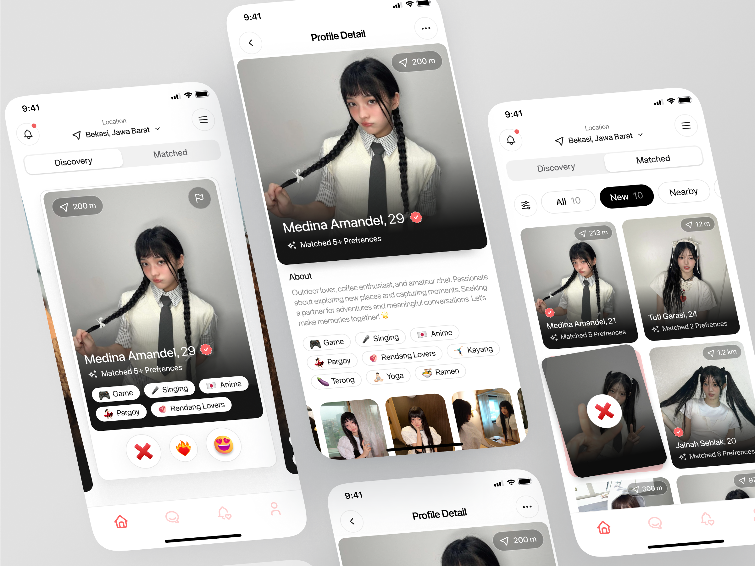 Sweprek Dating App - Home by BimGraph🐊 for Kretya Studio on Dribbble
