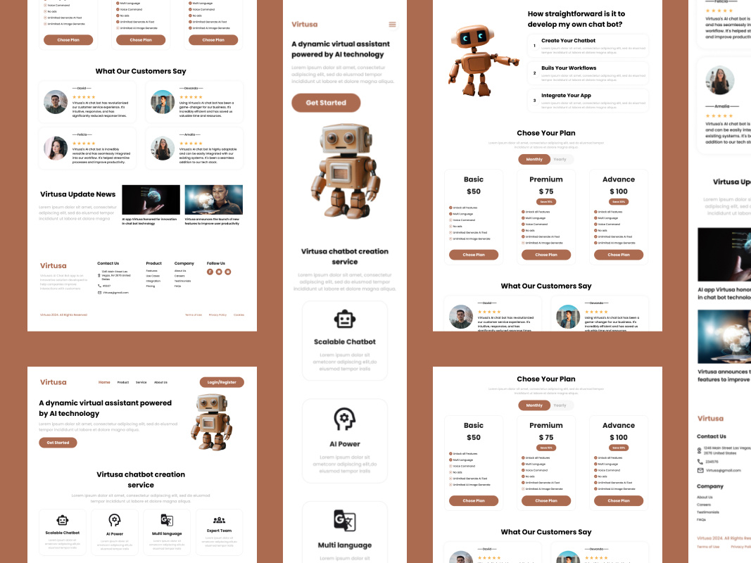 Virtusa - Ai Chat Bot Landing Page V1 by Twin Studio Design on Dribbble