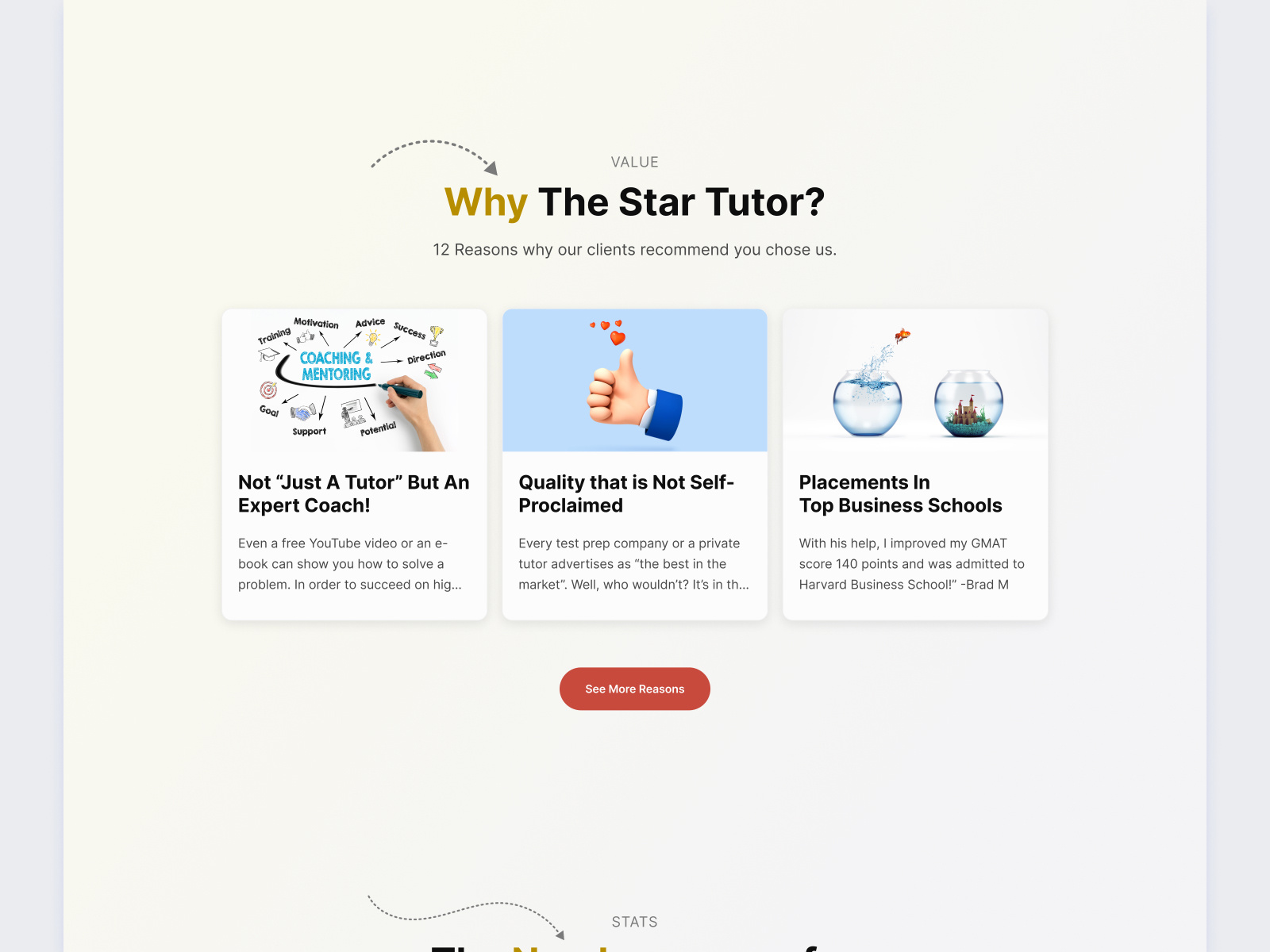 Website Homepage design | The star tutor by Kishor Kumar Khadka on Dribbble