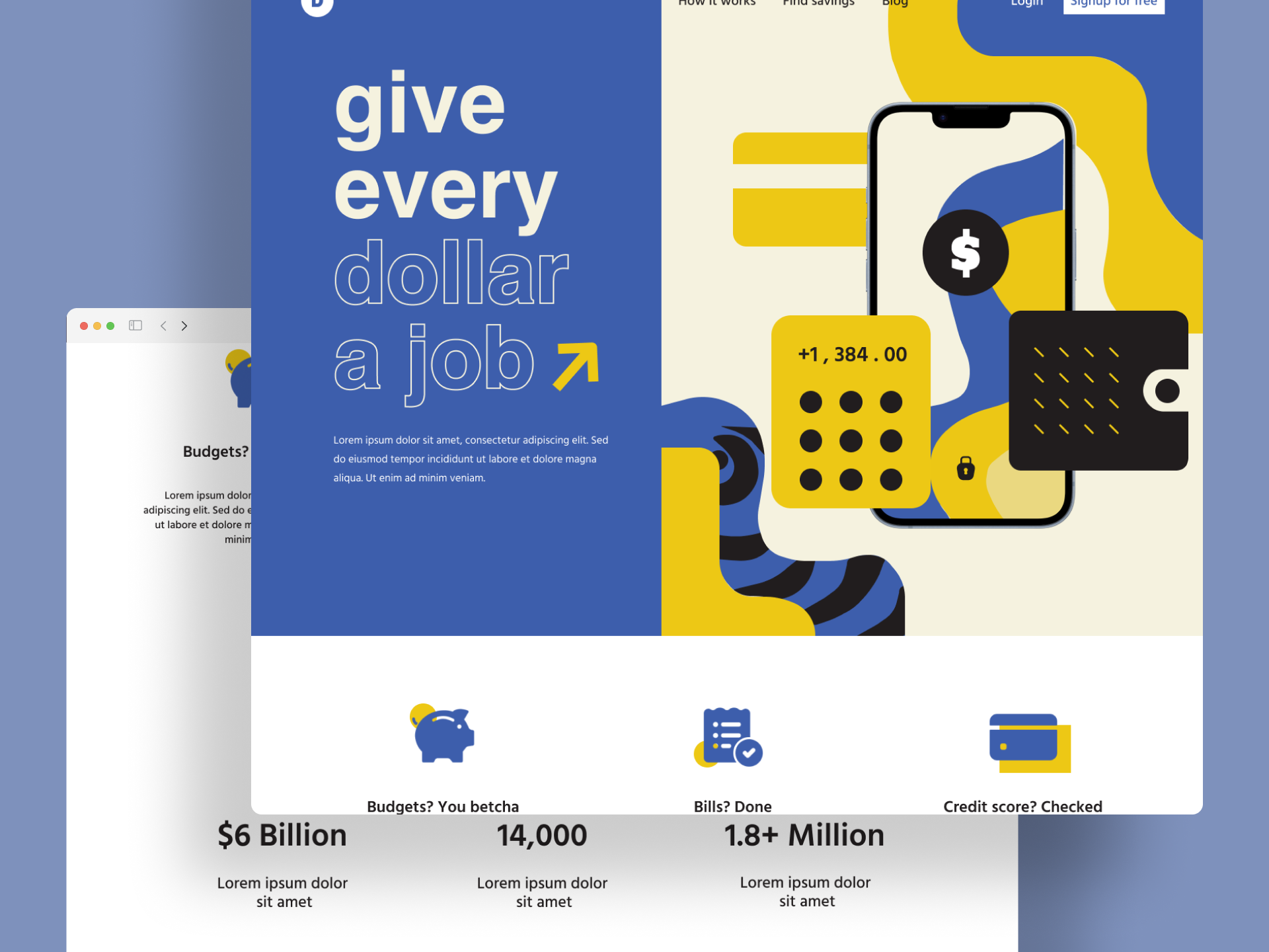 Banking Web UI Landing Page by Mohammed on Dribbble