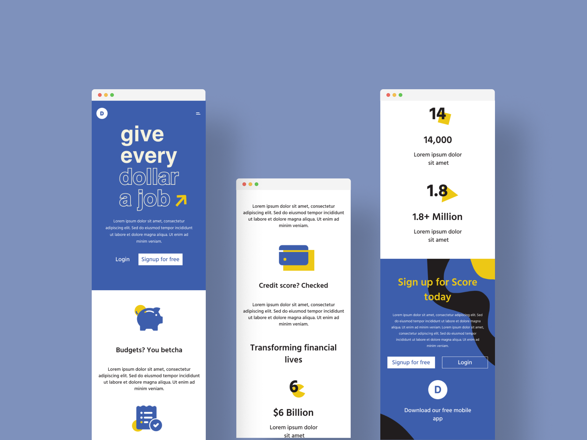 Banking Web UI Landing Page by Mohammed on Dribbble