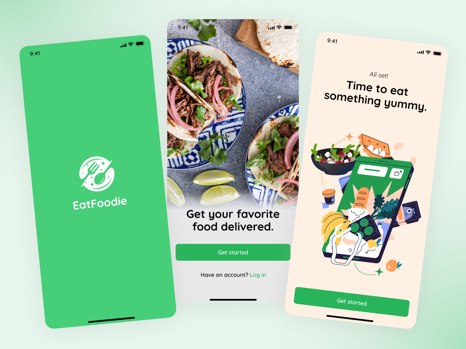 EatFoodie Mobile Food App - Onboarding, Sign Up & Account Setup by ...