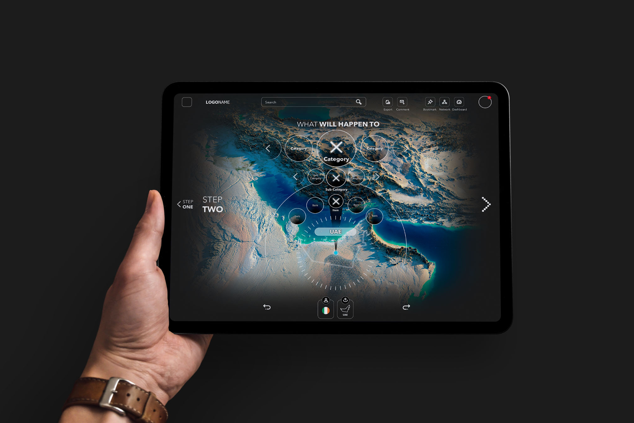 GEO Statistical Dashboard by Data Visulisation Studio on Dribbble