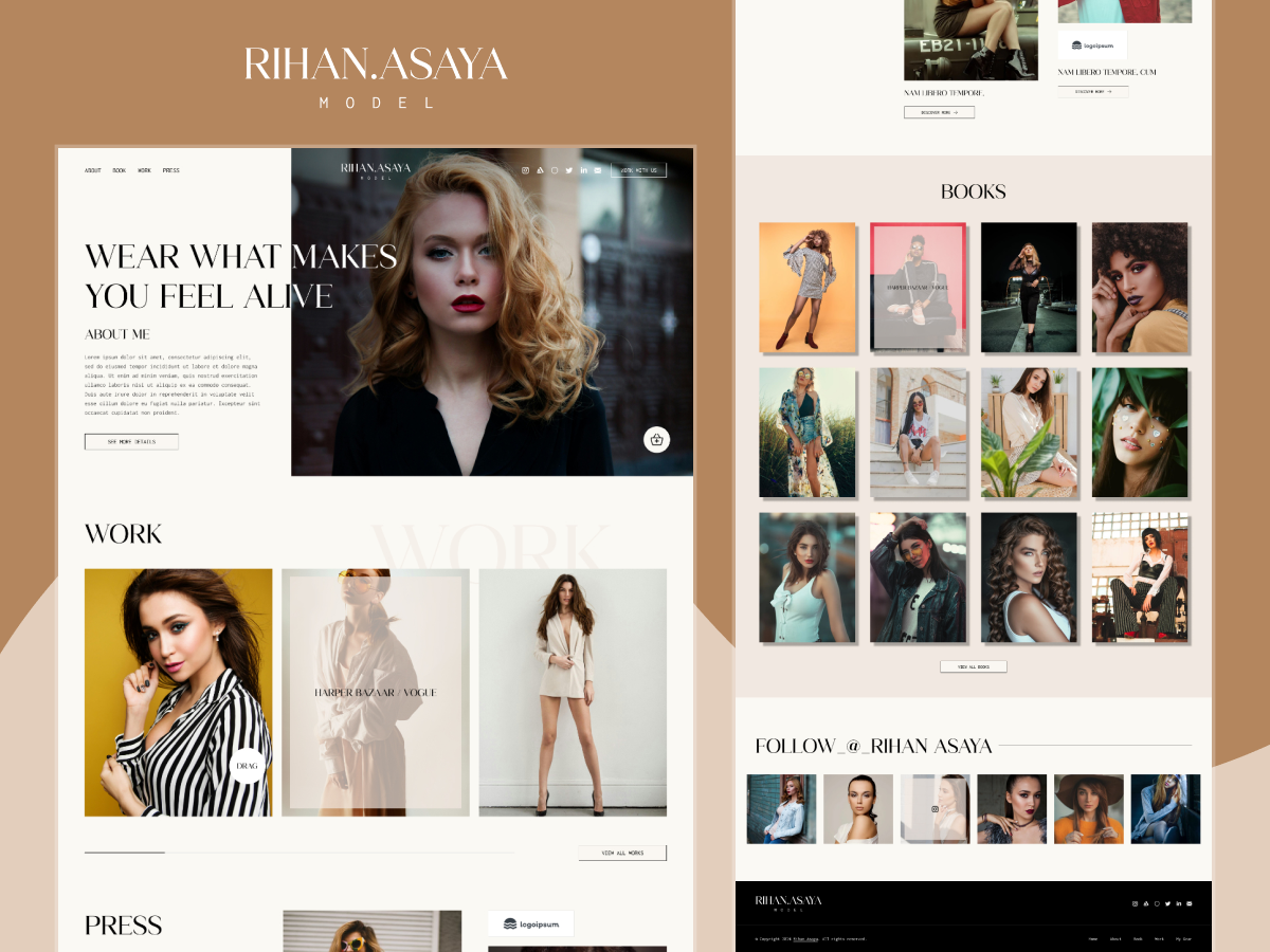 Rihan Asaya Modeling Website Tailwind HTML Template by WebbyTemplate on ... Rihan Asaya Modeling Website Tailwind HTML Template by WebbyTemplate on ...