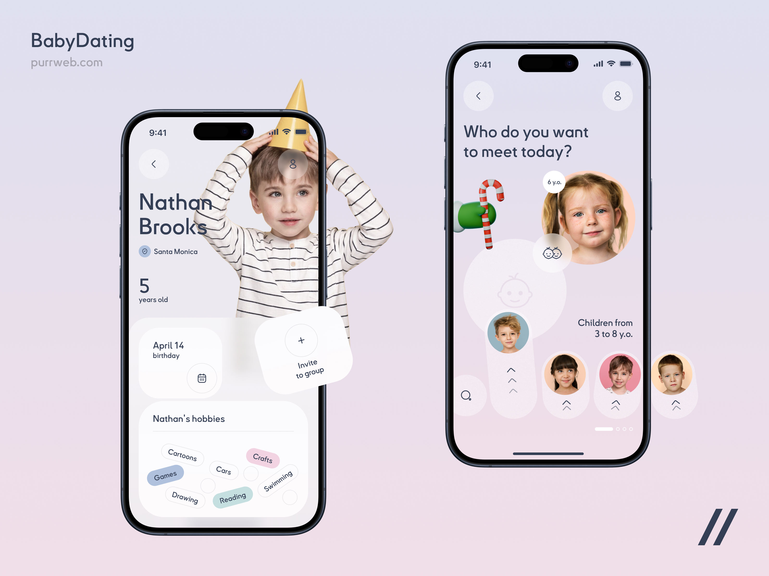 Parents Dating Mobile iOS App Design Concept by Kristina Taskaeva for ...