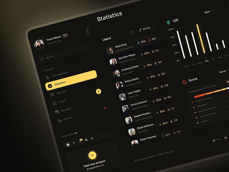 Employee performance appraisal App Design by Yurii Stoliar on Dribbble