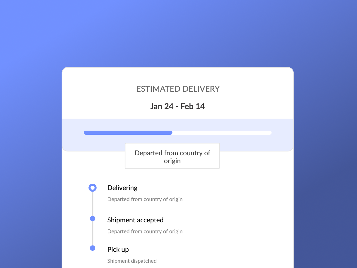 Order Tracking UI Element by Michal Mendrek on Dribbble Order Tracking UI Element by Michal Mendrek on Dribbble