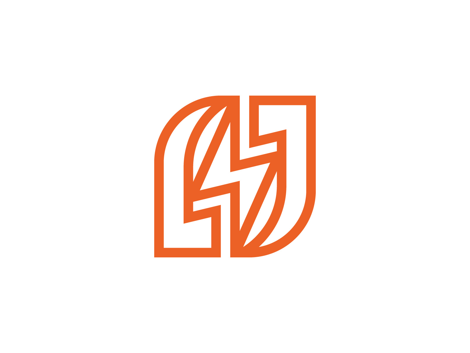 Ambigram J Lightning Logo by Sifat design on Dribbble