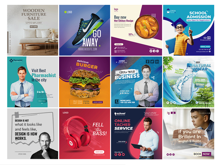 Instagram Posts by MO Design on Dribbble