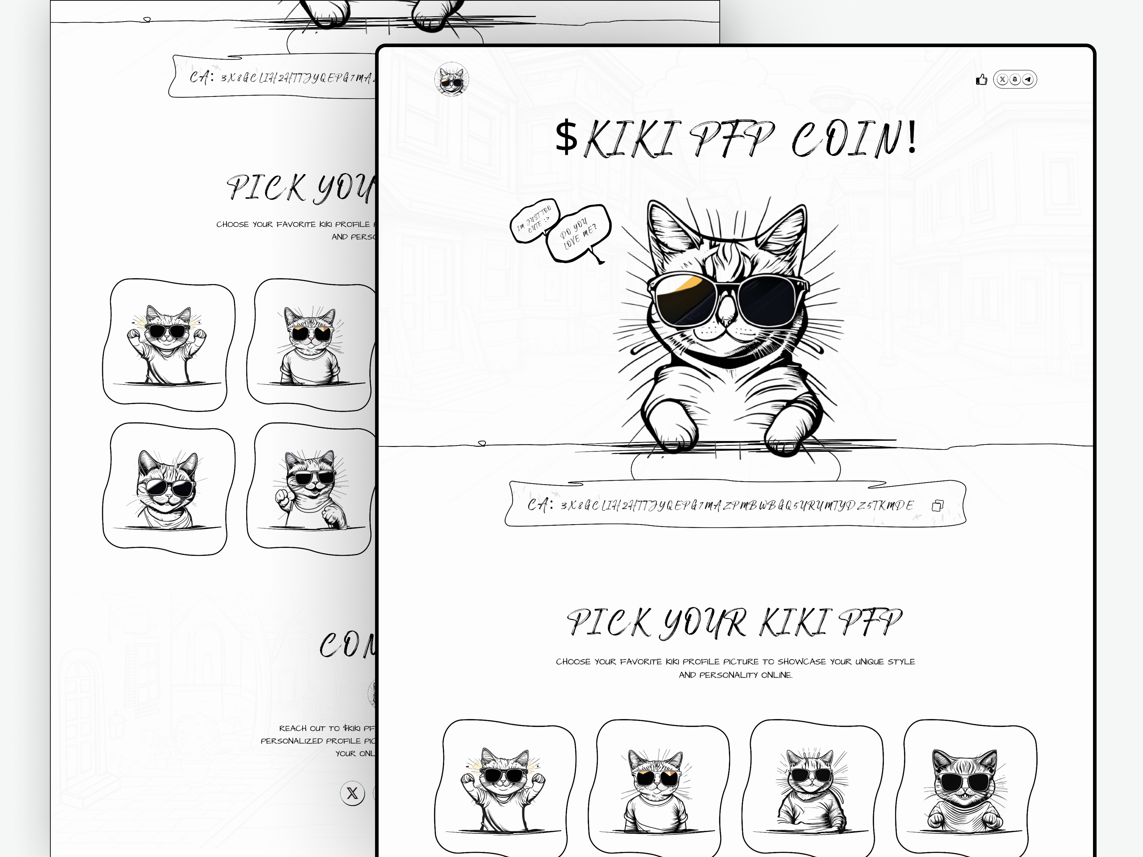 $Kiki - Meme Coin Landing Page Design. by Abu Raihan ‌ on Dribbble