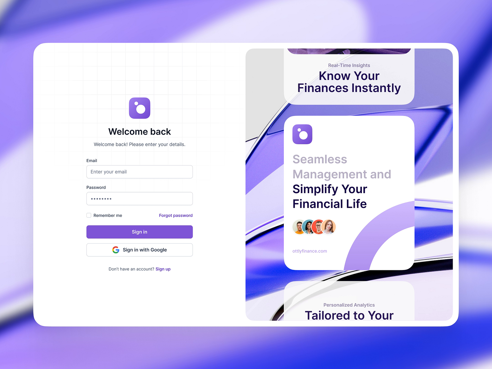 Login Page - User Interface Design by Rifqi Arkaanul on Dribbble