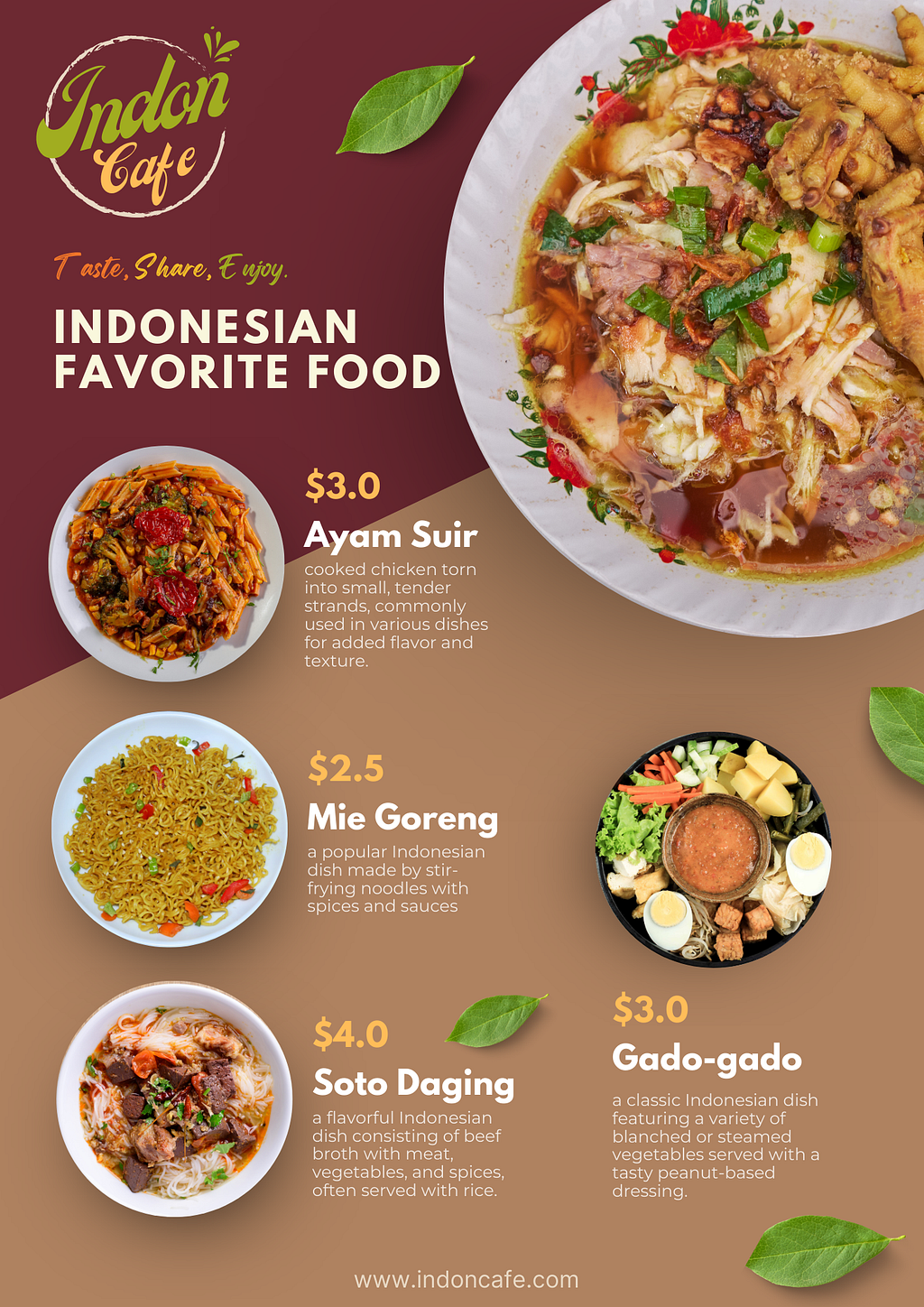 06 Food Menu Portrait by Juday_DesignPro on Dribbble