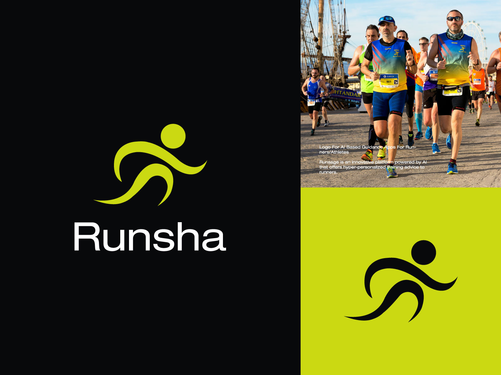 Logo, SaaS, AI, Productivity App, Sports, Athletes, Runner by Samir ...