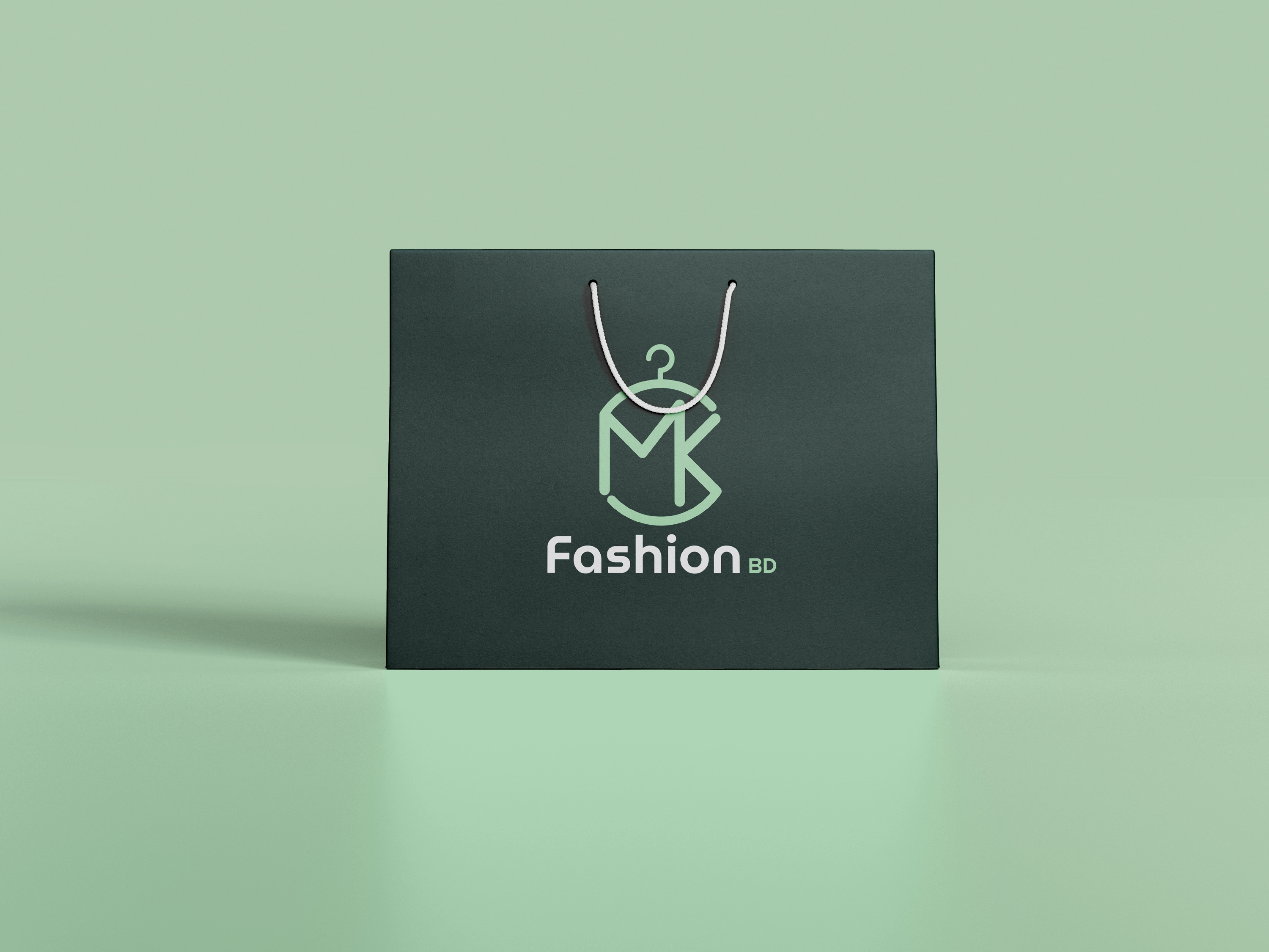 MK fahsion logo design by MD Rakibur Hasan on Dribbble