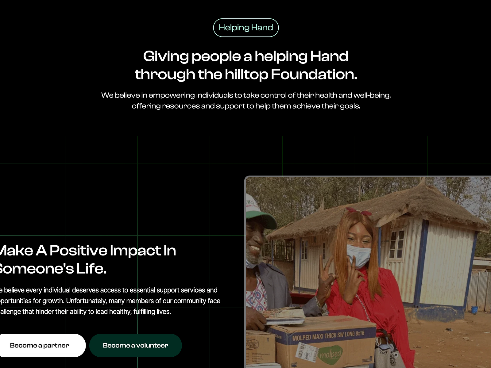 Showcase Pillar for a NGO-Brand by Ogiza Augustine on Dribbble