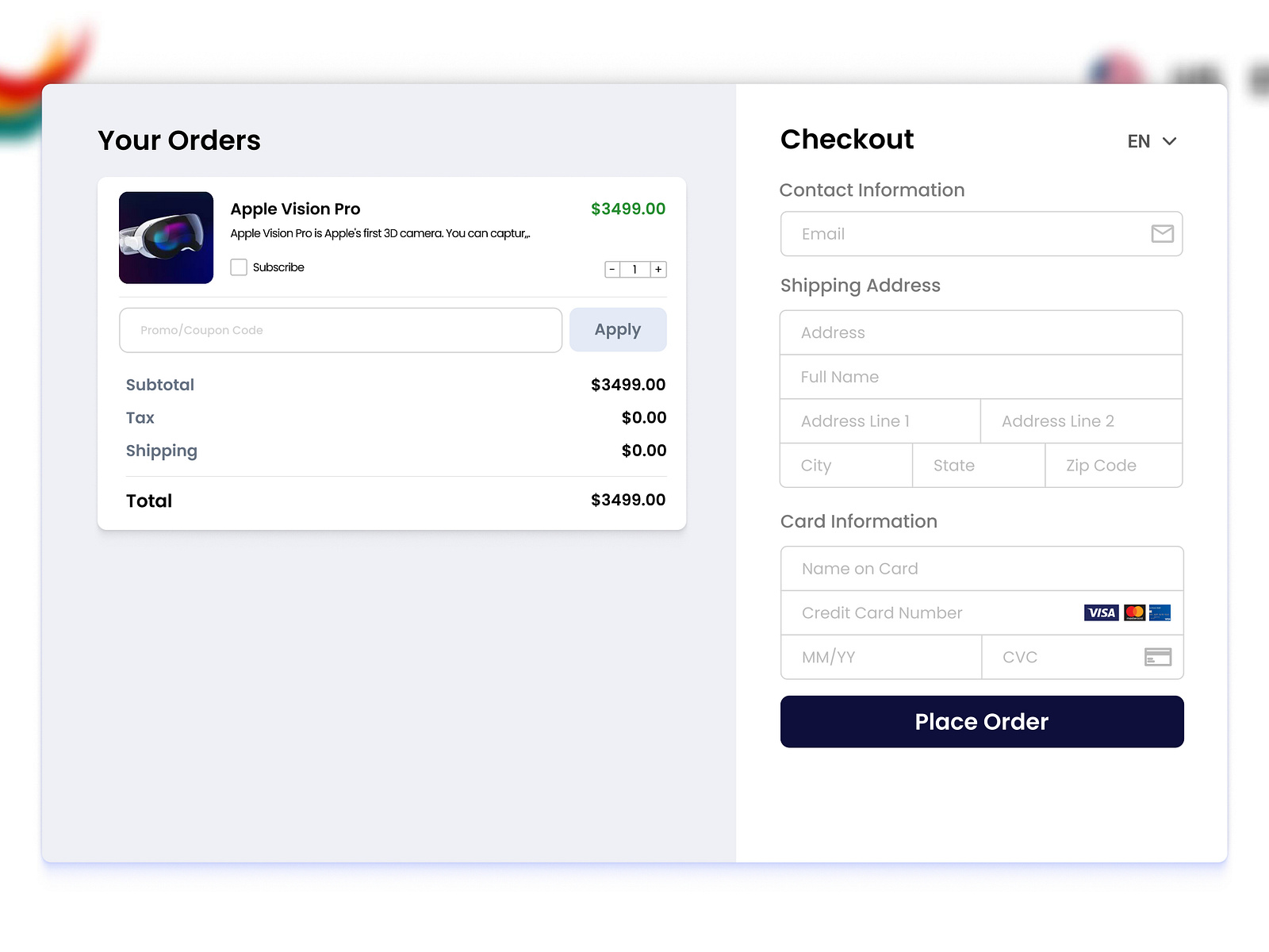 Checkout Page Pop Up & Wireframe by Salil Timalsina on Dribbble