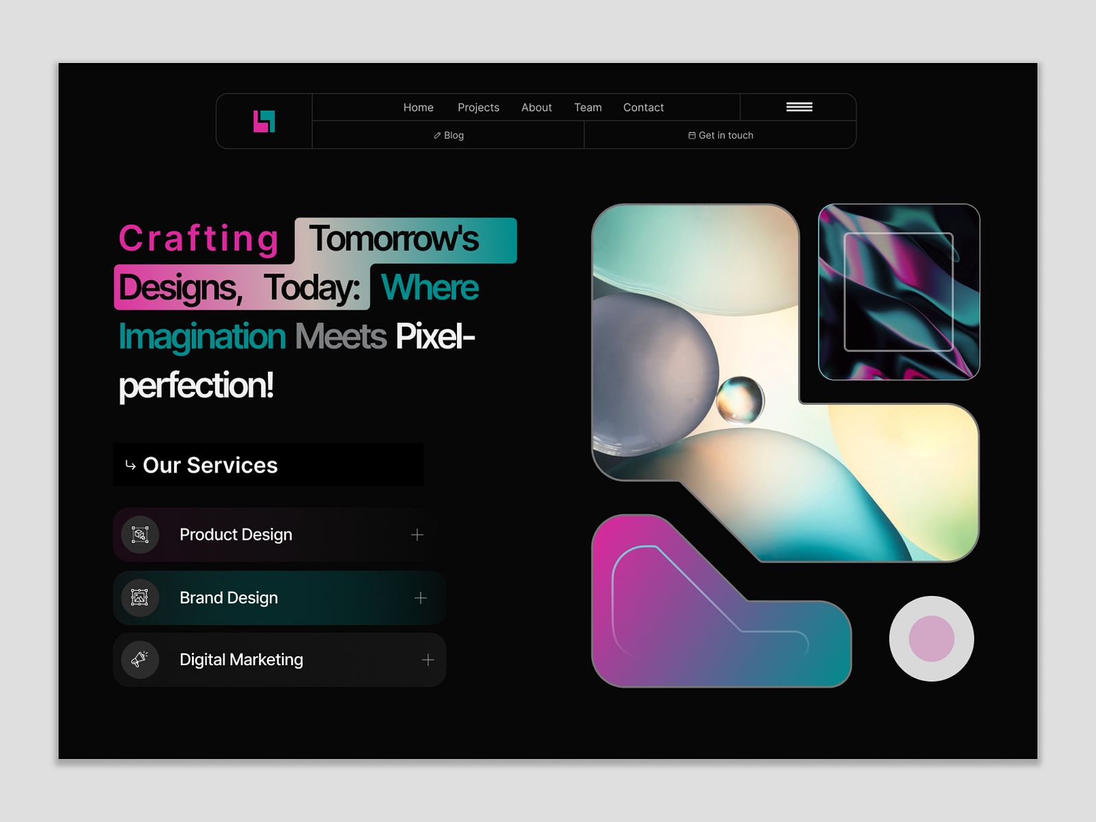 Agency UI Design by A2Z Creatives on Dribbble