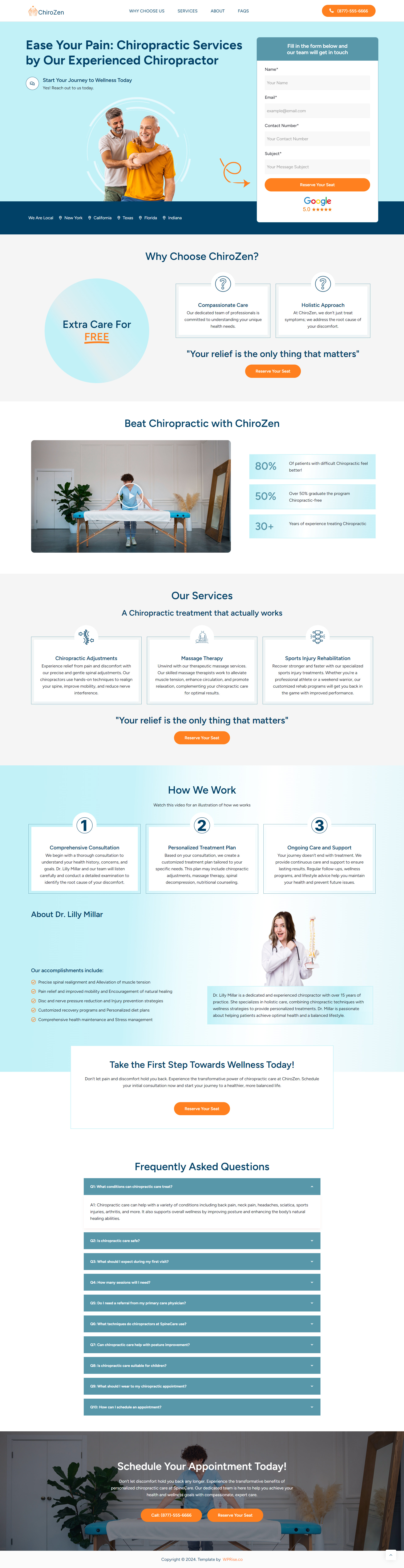 Chiropractic Website Design designs, themes, templates and downloadable ...