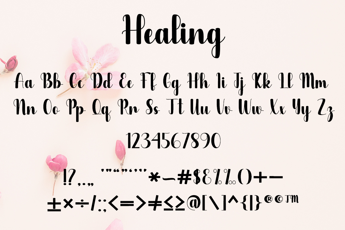 Healing Font by DN Creative on Dribbble